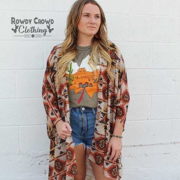 Rowdy Crowd Clothing | Tops | Desert Leaf Tee | Poshmark